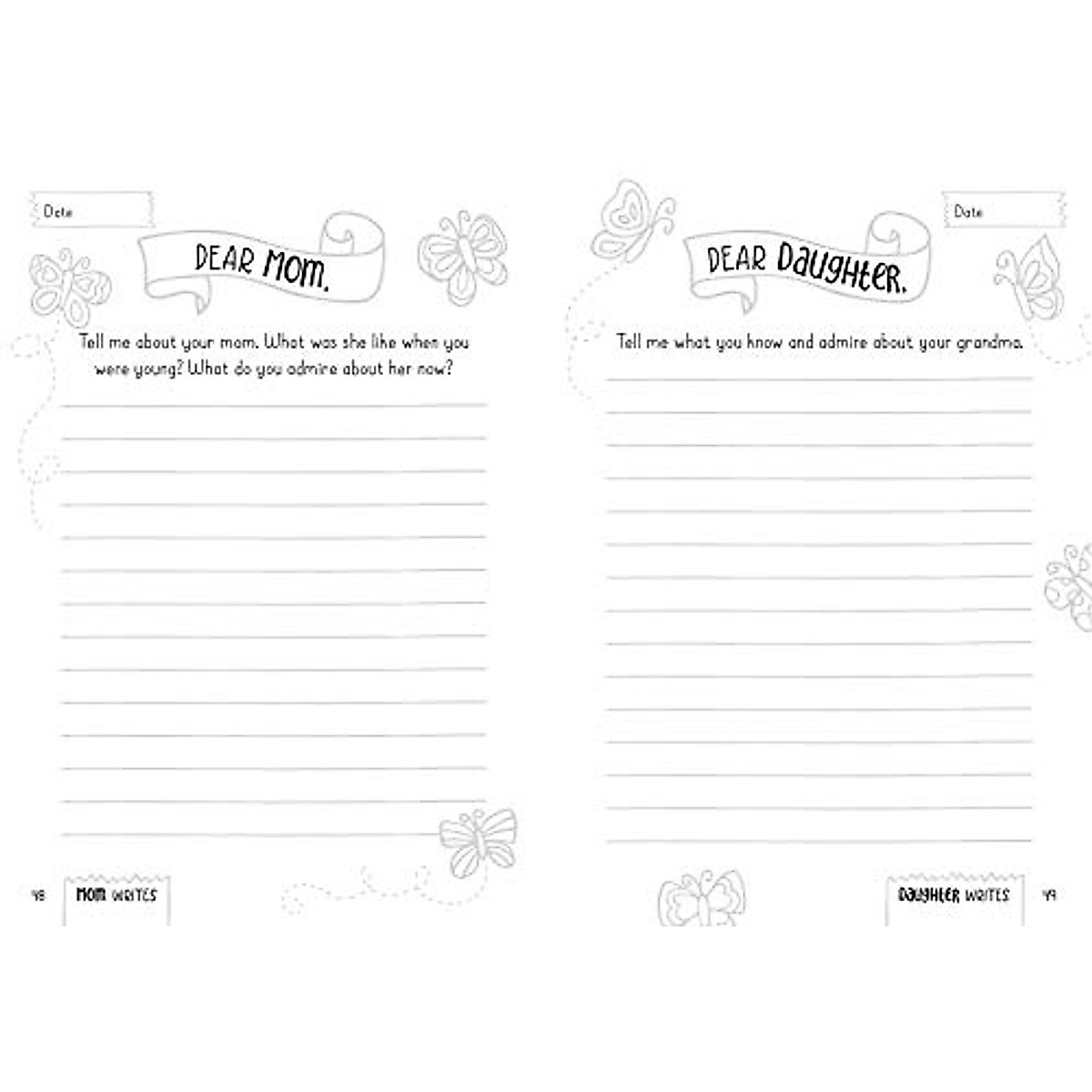 Love, Mom and Me: Simple Ways to Stay Connected: A Guided Mother and Daughter Journal