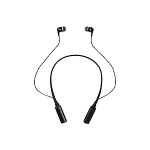 Skullcandy Ink'd Bluetooth Wireless Earbuds with Microphone, Noise Isolating Supreme Sound, 8-Hour Rechargeable Battery, Lightweight with Flexible Collar, Black