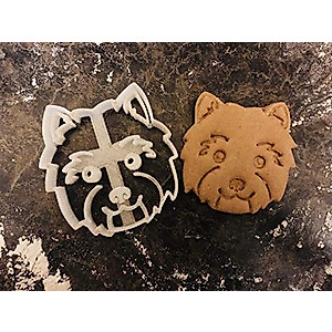 West Highland White Terrier - Westie Cookie Cutter and Dog Treat Cutter - Dog Face - 3 inch