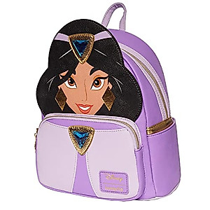 Aladdin Princess Jasmine Purple Outfit Cosplay Mini-Backpack - Entertainment Earth Exclusive