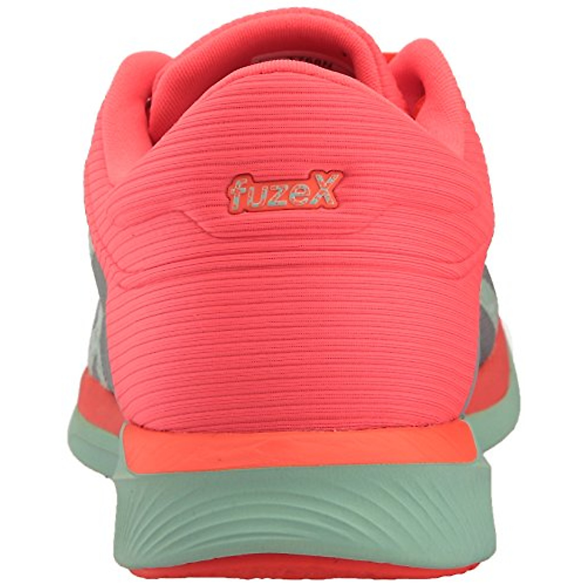 ASICS Women's Fuzex Rush Running Shoe, Mid Grey/Bay/Flash Coral, 6.5 M US