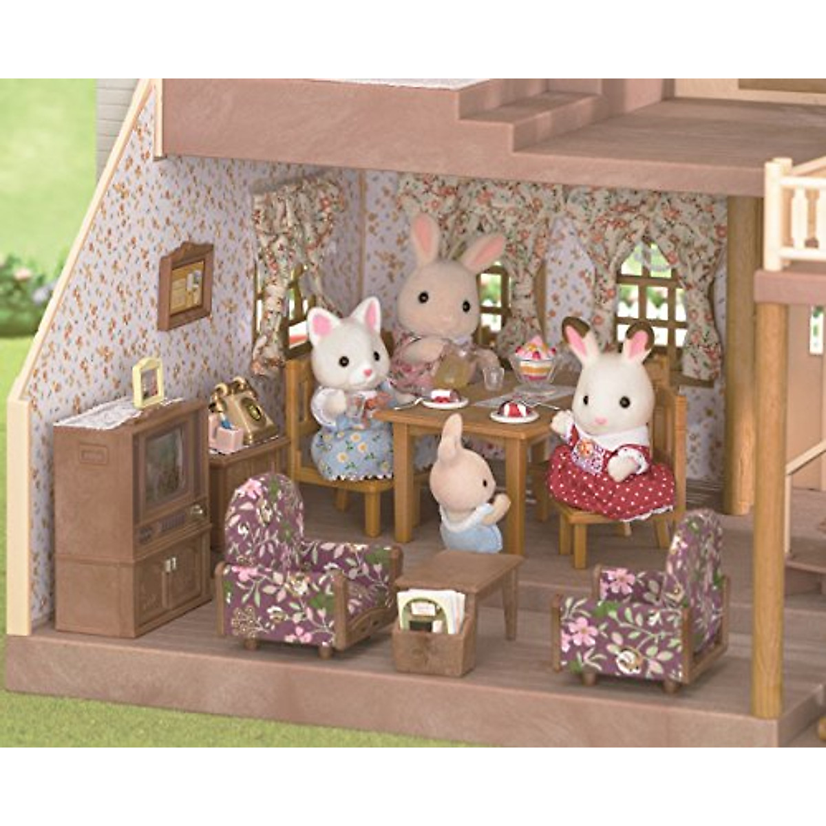 Epoch Sylvanian Families Sylvanian Family Green Hill House ha-35
