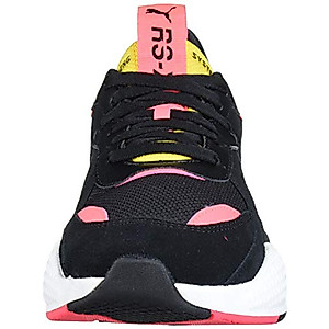 PUMA Men's RS-X Sneaker, Black-Sulphur, 6.5
