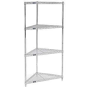 Corner Wire Shelving 24"W x 18"D x 63"H