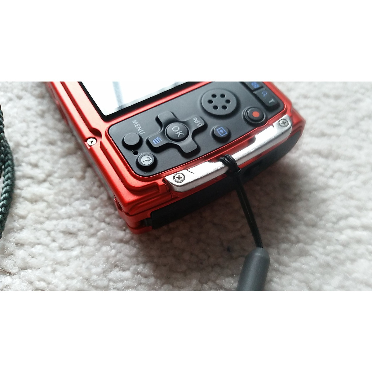 Olympus TG-320 14MP Tough Series Camera with 3.6x Optical Zoom (Red) (Old Model)