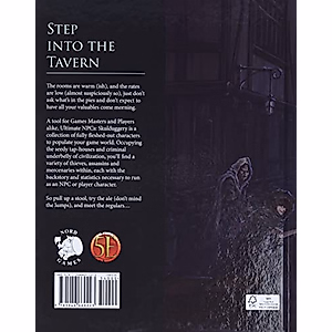 Nord Games: Ultimate NPCs: Skulduggery - Hardcover RPG Supplement Book, Full-World Character Collection, Roleplaying Game, 5e D&D Compatible, 323 Pgs