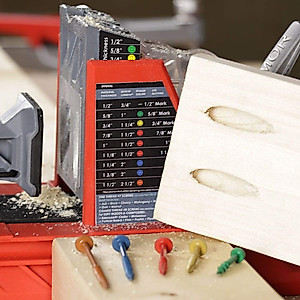 ARMOR TOOL Pocket Hole Screws - 2-1/2" Coarse Thread Joinery Screws 50 Pack with Orange Color Coat & Square Drive - AW-C-250-050