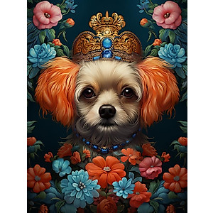 Bimkole 5D Diamond Painting Kits, Full Drill DIY Rhinestone Embroidery Set Paint with Diamonds Art by Number Kits Cross Stitch Home Wall Craft Decoration (12x16 inch)#b1230