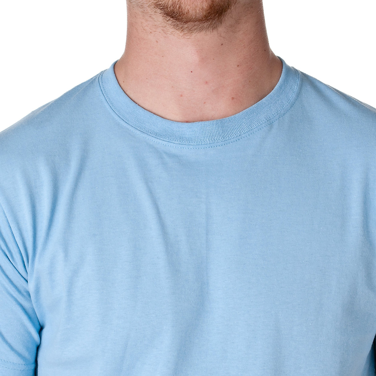 Fruit of the Loom Adult 5 oz. HD Cotton™ T-Shirt L Light Blue