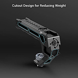 SmallRig Top Handle with 3/8"-16 Locating Holes for ARRI Grip for Camera Cage, Universal Video Rig with 5 Cold Shoe Adapters to Mount DSLR Camera with Microphone/LED Light/Monitor - 3765