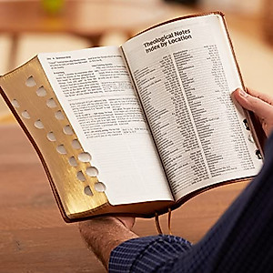 NKJV, Foundation Study Bible, Large Print, Leathersoft, Blue, Red Letter, Thumb Indexed, Comfort Print: Holy Bible, New King James Version