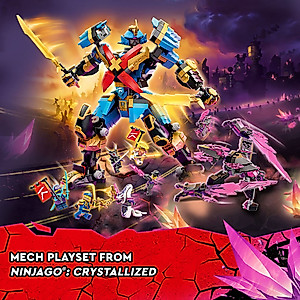 LEGO NINJAGO Nya's Samurai X MECH Action Figure, 71775 Robot Ninja Toy with Golden Jay Plus 7 Minifigures