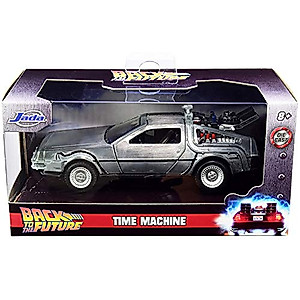 Delorean DMC Time Machine, Back to The Future I - Jada Toys 32185 - 1/32 Scale Diecast Model Toy Car