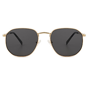 SOJOS Square Aviator Sunglasses for Men Women Classic Trendy Vintage Retro Style