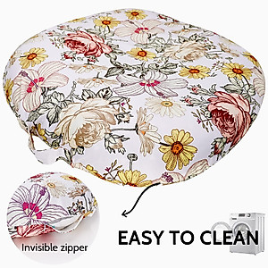 Newborn Lounger Cover for Boys Girls, Removable Cover for Infant Lounger Pillow, Soft Snug Fitted Baby Lounger Slipcover,Floral