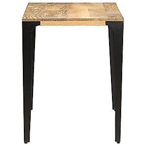 YPWRENH Casual Tables Cocktail Table Dining Table 47.2 "x23.6 x29.9 Solid Mango Wood for Dining Room, Kitchen or Living Room
