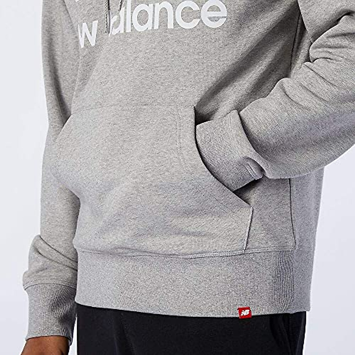New Balance NB Essentials Stacked Logo Pullover Hoodie