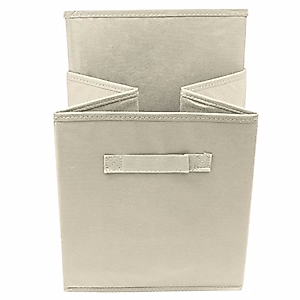 Sorbus Cube Storage Bin, Beige
