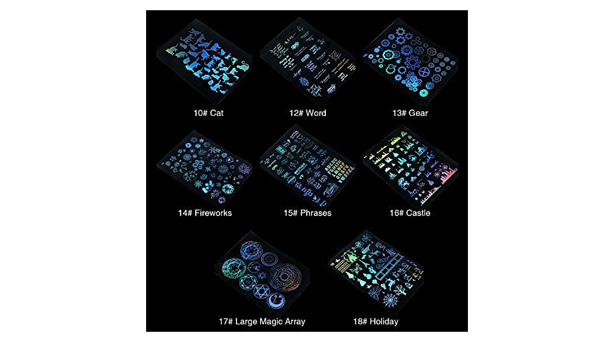 Resin Art Supplies Kit - 25 Sheets for DIY Crafts