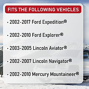 Rear Blend Door Actuator - 604-213, 1L2Z19E616BA, YH-1743 - Compatible with Ford, Lincoln & Mercury SUVs - Expedition, Explorer, Navigator, Mountaineer & Aviator - HVAC Mode Temperature Control
