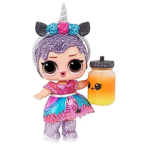 LOL Surprise Glitter Glow Doll Enchanted B.B. with 7 Surprises in Paper Ball, Limited Edition Halloween Glow-in-The-Dark Collectible Doll, Holiday Toy, Great Gift for Kids Girls Ages 4 5 6+ Years Old