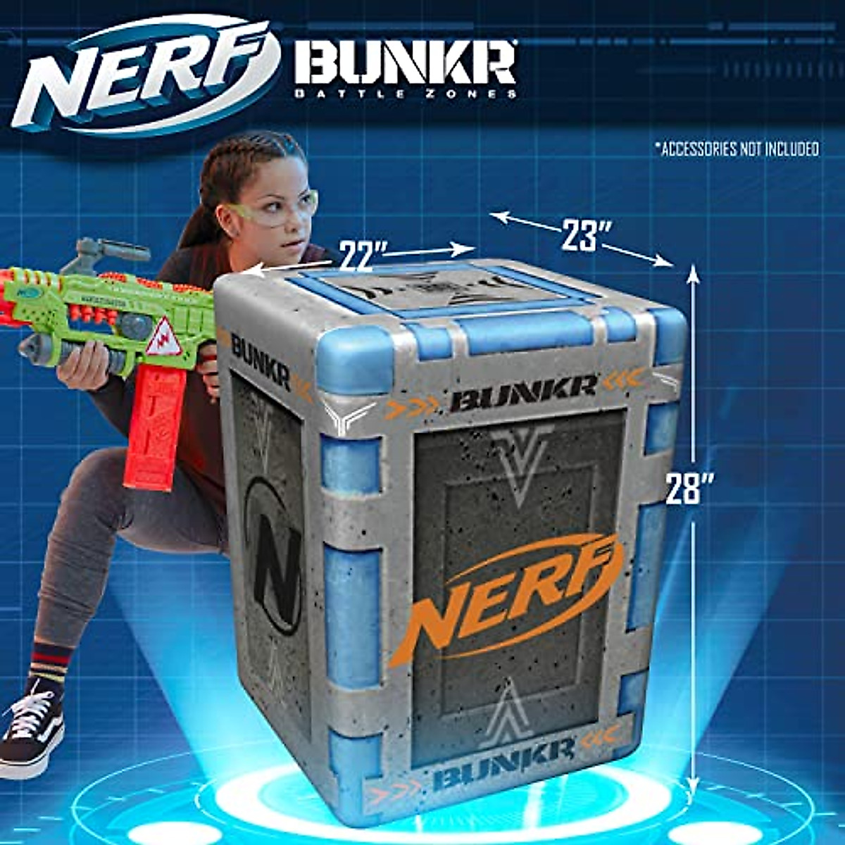NERF Bunkr: Inflatable Battle Shields for Nerf War & Party