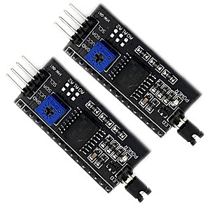 KIRO&SEEU 2pcs 1602 LCD 2004 20x4 i2c LCD Display Adapter IIC//TWI/SPI/I2C Serial Interface Module Shield Compatible with Arduino UNO R3 MEGA2560