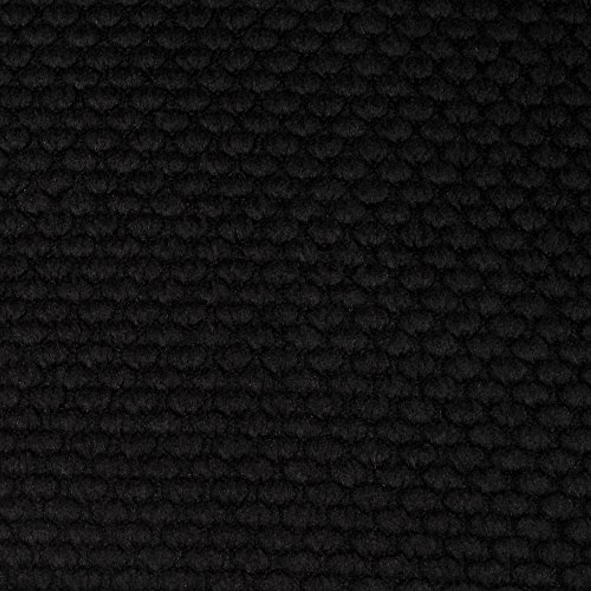 Sweet Home Collection 4 Pack Memory Foam Honeycomb Nonslip Back 16" x16" Chair/Seat Cushion Pad, Black