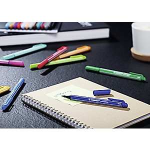 STABILO Nylon Tip Writing Pen pointMax - Wallet of 15 - Assorted Colors