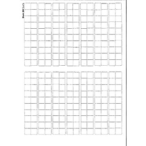 GMT: Five (5) Pack of Blank White 1/2" Counter Sheets (Each of 280 counters)