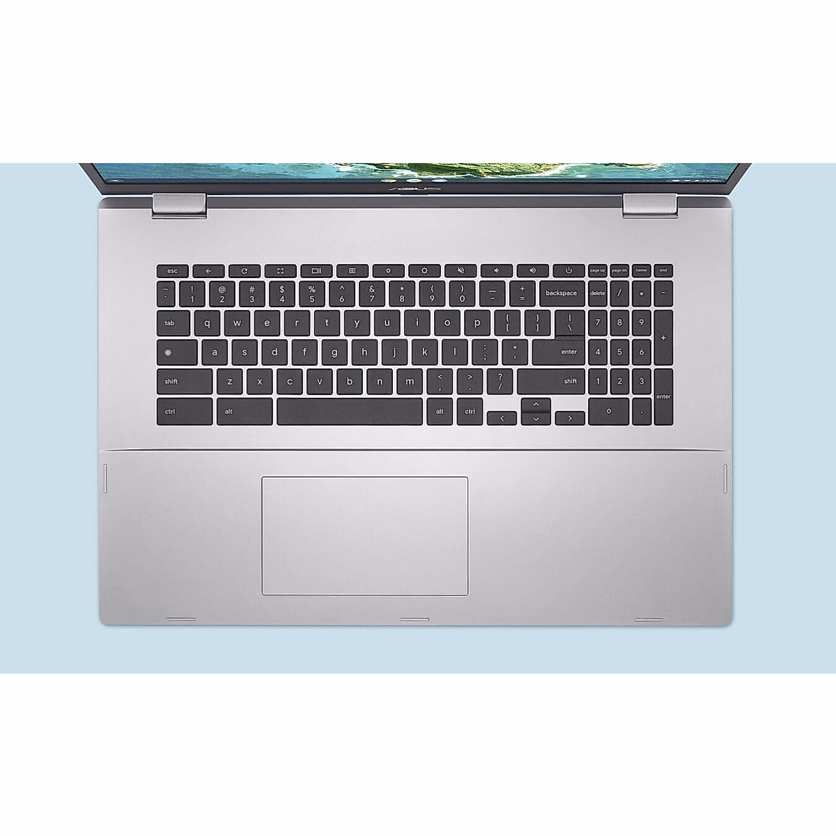 ASUS Chromebook Laptop 17inch FHD Display Narrow Bezel, Intel Celeron N4500, USB C, Wi-Fi 6, 17h Battery Life, Webcam, 4GB DDR4 RAM | 64GB eMMC+32G SD Card