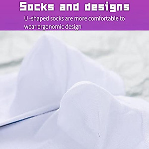 Flip Flops Socks, Women Funny 3D Printed Flip Flop Design Socks Look Like Shoe Sandal Novelty Ankle Crew Socks Gift