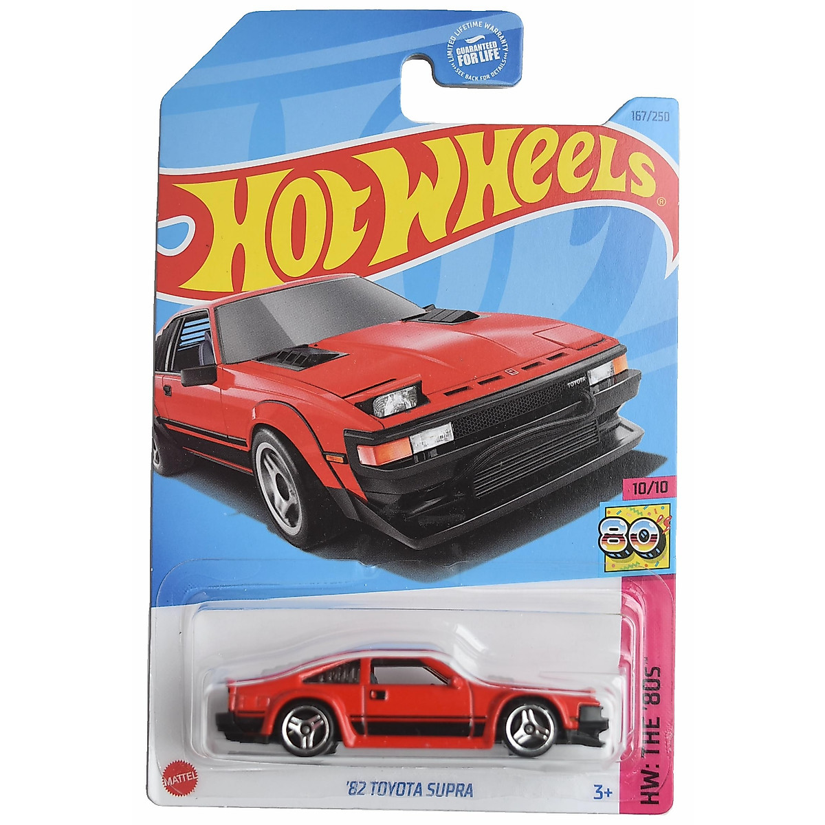 Hot Wheels '82 Toyota Supra, HW The '80s 10/10 [red] 167/250