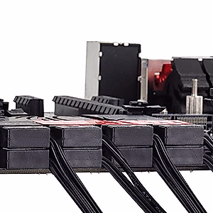 SilverStone Technology SST-CP11B-500 Ultra Thin 6Gb/s Lateral 90-Degree SATA Cables with Custom Low-Profile Connectors (CP11B-500),CP11B-500 - Black 500mm