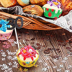 30 Rose Gold Confetti for Birthday Anniversary Decorations - Anniversary Party Birthday Party Table Decorations 30 Rose Gold Confetti, Perfect for Table Decorations, Party Supplies (Rose Gold, 30)