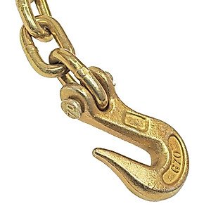 DC Cargo Chain Binder Kit (2 Sets) | 5/16" Grade 70 Extra Long 20 Foot Chain - and Load Binder Set | Heavy Duty Ratcheting Chain and Binder | Load Chain and Binders – 4,700lb Working Load Limit As Set