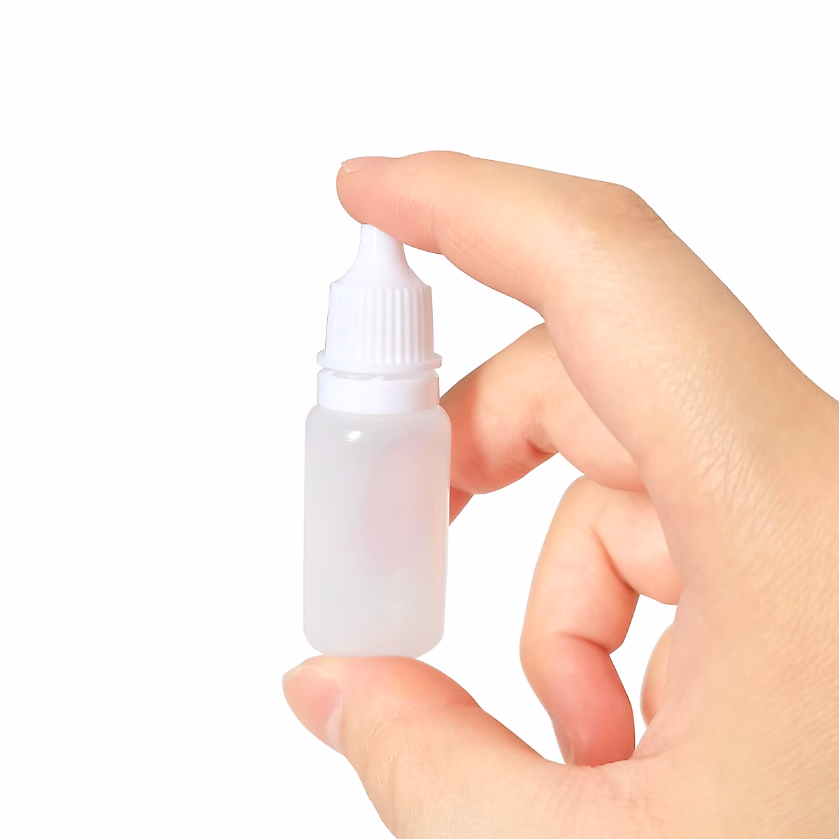 Juxiamal 12pcs Eye Dropper Bottles, 10ml Plastic Squeezable Dropper Bottles, Eye Liquid Empty Bottles with Caps