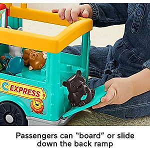 Fisher-Price Little People Toddler Learning Toy Big Abc Animal Train With Smart Stages & 6 Figures For Ages 1+ Years