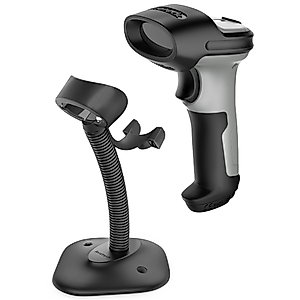 Inateck Barcode Scanner with Hands Free Adjustable Stand, Bundle Product, BCST-70 and BCST-S