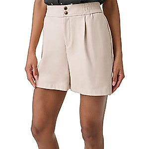 Karl Lagerfeld Paris Women's Everyday Fashion Sport Short, Bone, 12