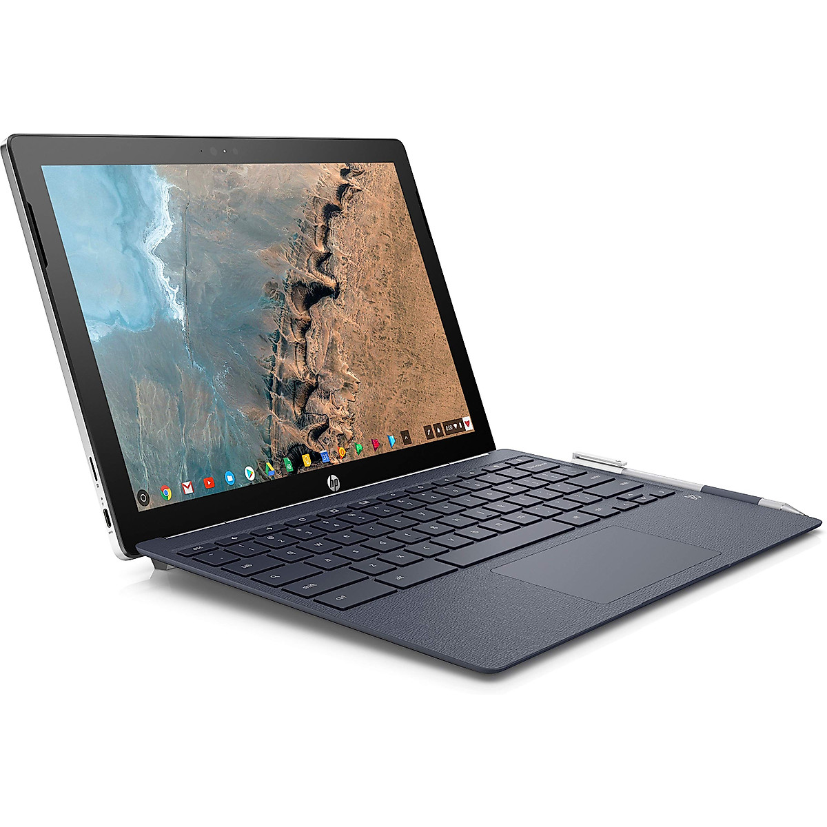 HP 2-in-1 12.3" Touch-Screen Chromebook Intel Core M - 4GB Memory - 32GB eMMC Flash Memory (X2 12-F014D) White - New