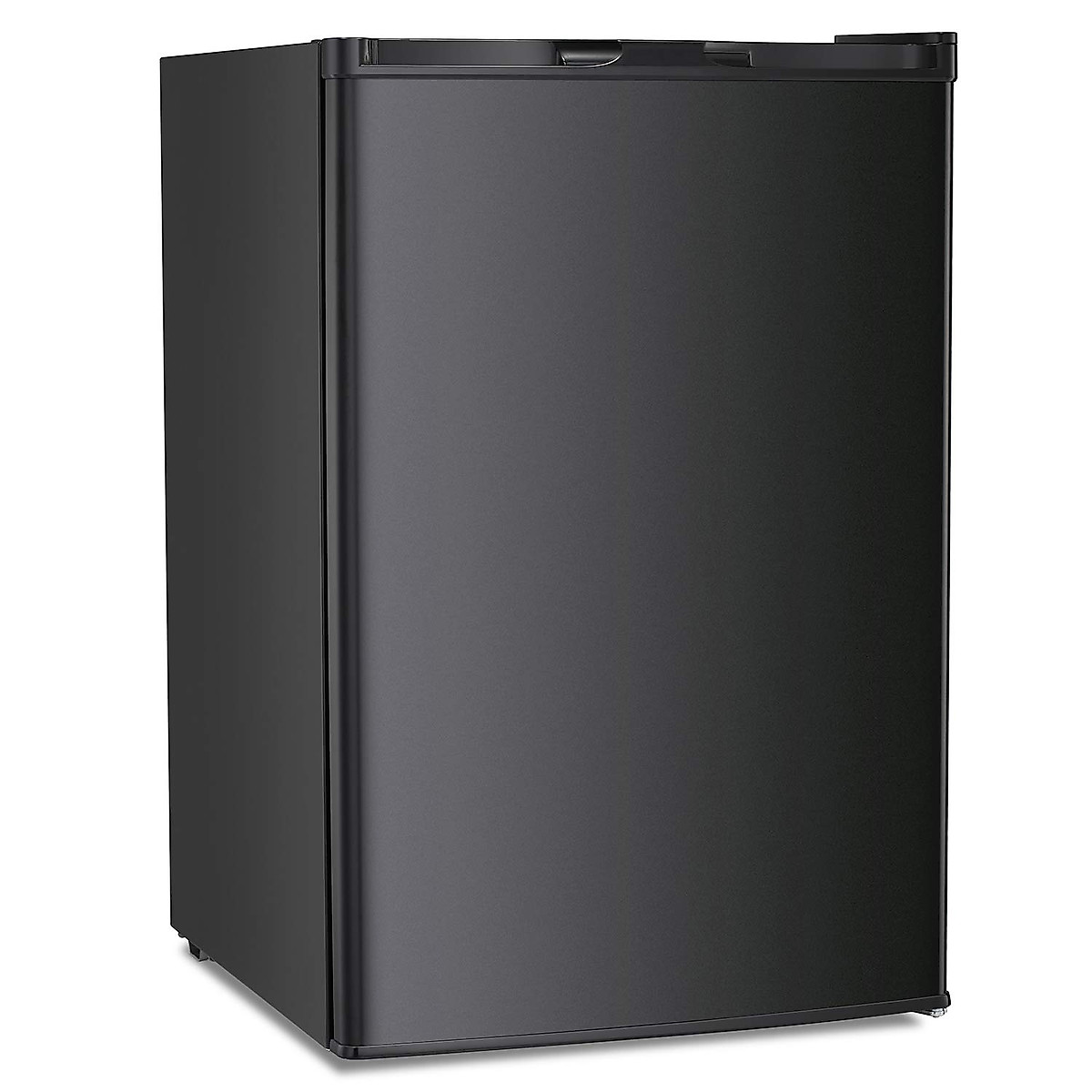 Antarctic Star Upright Freezer 3.0 Cu.ft, Compact Mini Freezer with Reversible Single Door, Temperature Control, Removable Shelves, Small freezer Stainless Steel for Dorms Home Office, Black