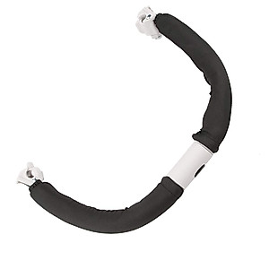 Hztyyier Baby Stroller Handle, Adjustable Generic Tools Stroller Armrest for Round Pipe(Black)