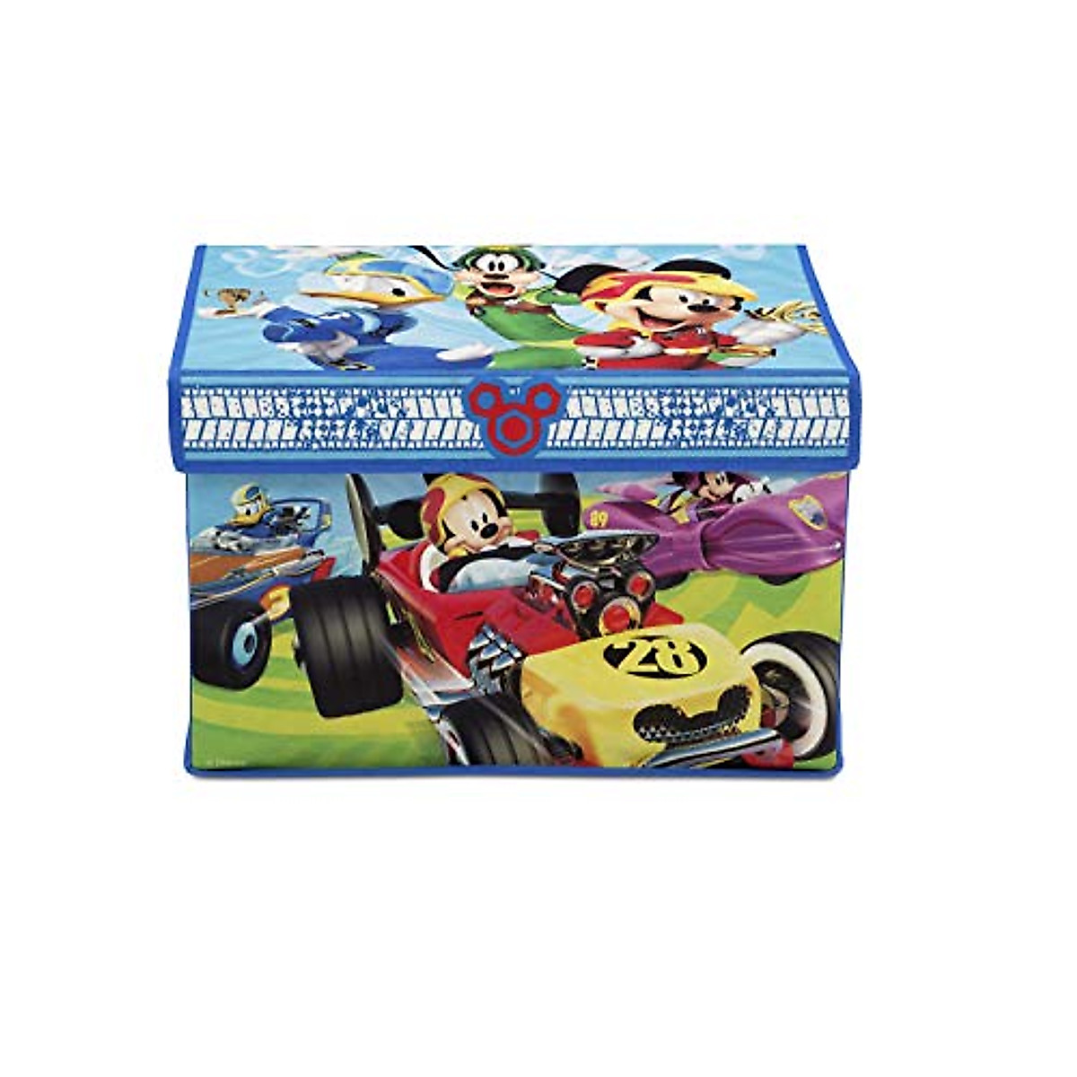 Delta Children 4-Piece Kids Furniture Set (2 Chairs and Table Set & Fabric Toy Box), Disney Mickey Mouse