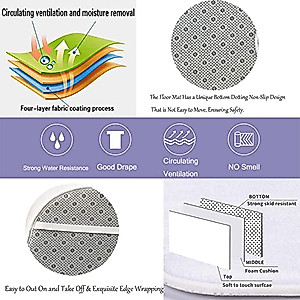 BATATADOCE Gaming Shower Curtains Bathroom Sets with Shower Curtain and Rugs Gamer Controller Curtains Kids Bathroom Decor Boys Bathroom Decor Sets Shower Curtain Sets 70x70 Inch