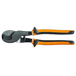 Klein Tools 63050-EINS Cable Cutters, Electricians Insulated Cable Cutter, Cuts Aluminum, Soft Copper, Communications Cable