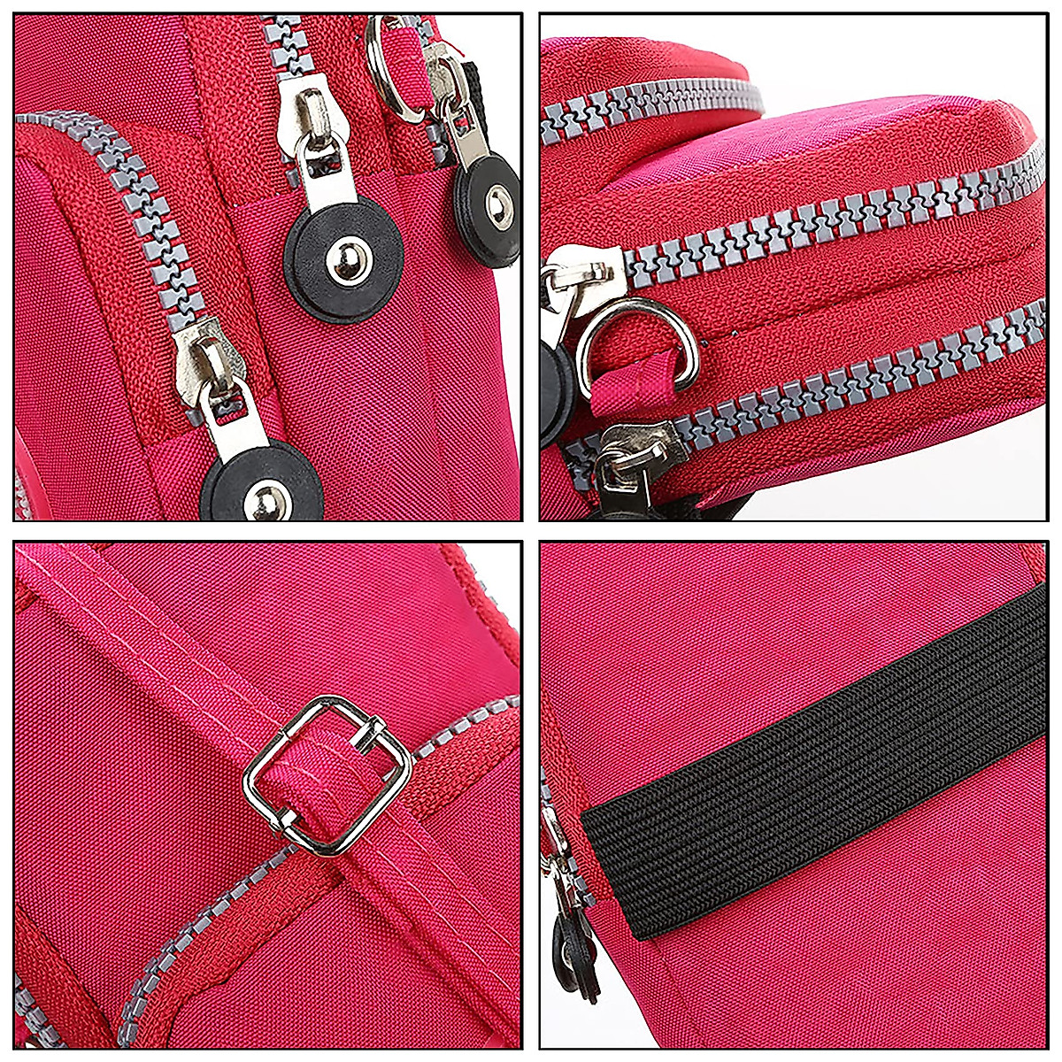 ZGMYC 3-Layers Cellphone Pouch Wristlet Purse Waterproof Sports Armband Shoulder Bag Wallet