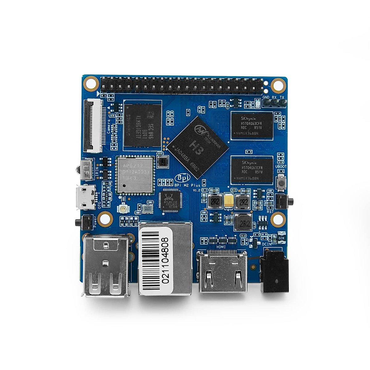 youyeetoo Banana pi M2 Plus (BPI-M2+) Singal Board Computer 1GB RAM 8GB EMMC with SDIO WiFi&BT 4.0 (AP6212) onboard Raspberry Pi Replacement