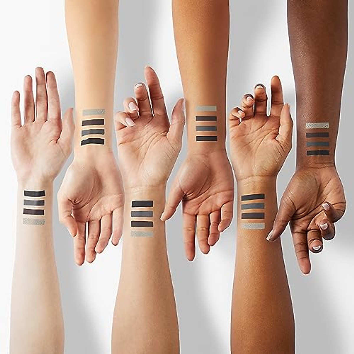 UNIFULL 4 color Gel Eyeliner, Cream Eyeliner Tool Smudge Proof Eyeliner Pencil Matte Black Eyeliner Pencil Tattoo Eyeliner Pen Eyeliner Gel Stick Makeup Eye-liners for Women(4 color)