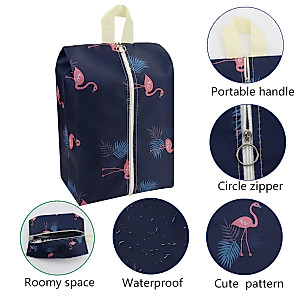 Travel Shoe Bags Waterproof Portable Shoe Storage Pouch with Handle for Men & Women